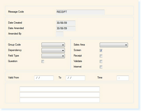 Maintain System Messages